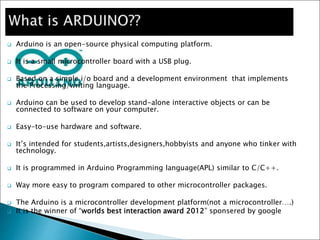 ARDUINO presentation by Bamidele Samuel.ppt