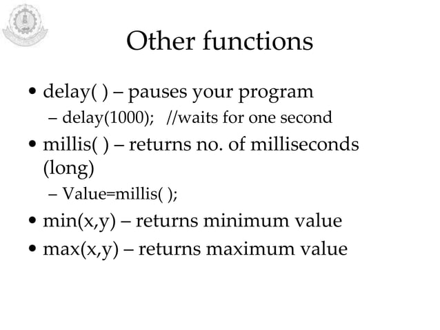 Arduino Programming Ppt