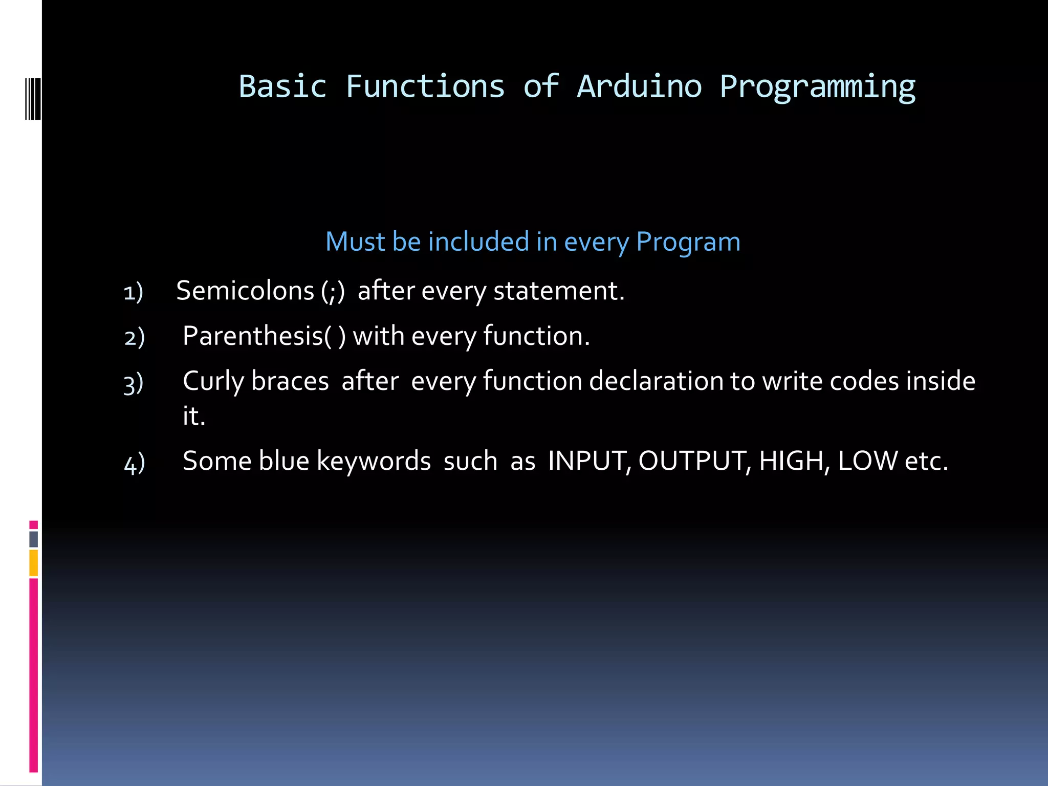Arduino Programming Ppt