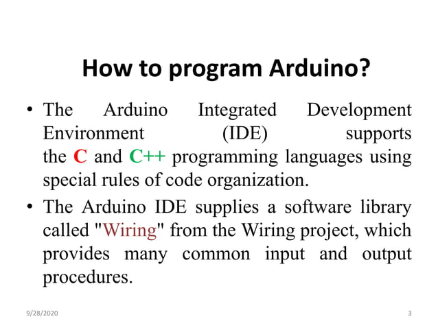 Arduino programming part1 | PDF