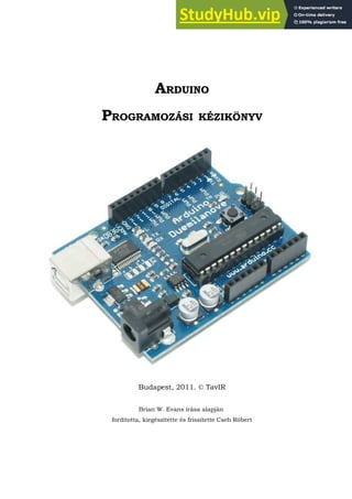 ARDUINO PROGRAMOZ SI K ZIK NYV | PDF