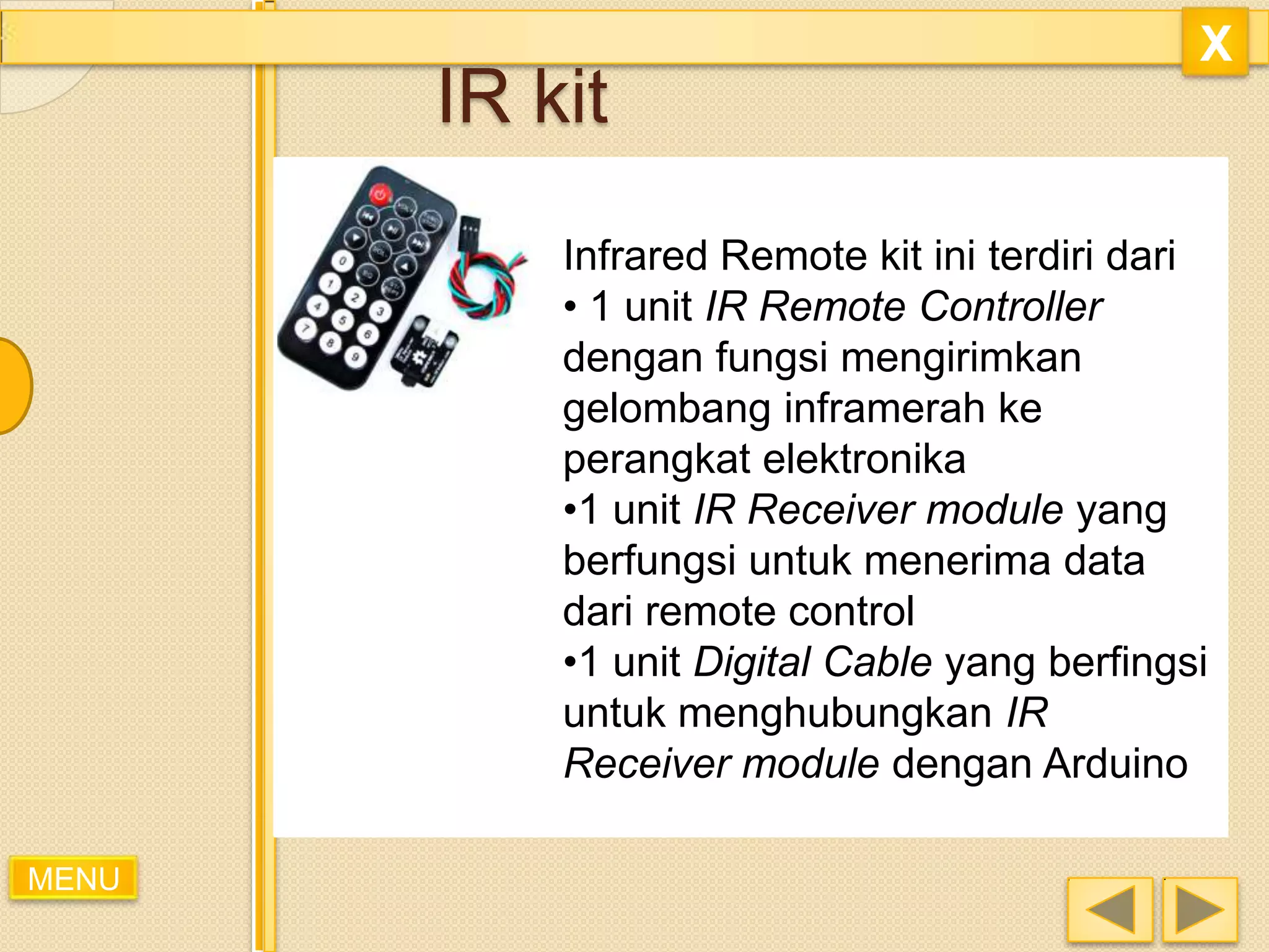 Manual Wireless Control with ( use arduino Uno &IRKit Application chiller model) | PPTX