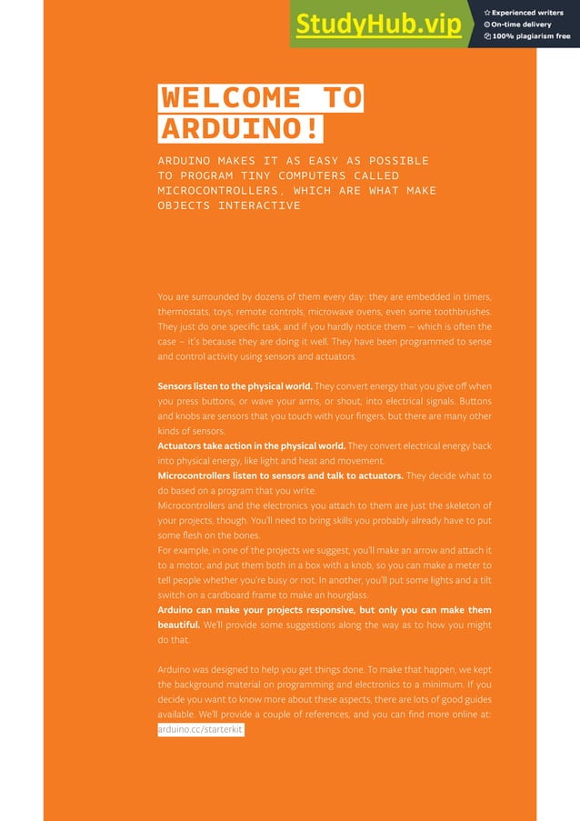 ARDUINO PROJECTS BOOK | PDF