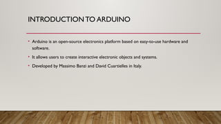 Title: Arduino Projects Presentation---- | PPTX