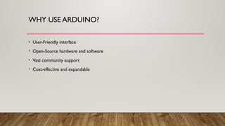 Title: Arduino Projects Presentation---- | PPTX