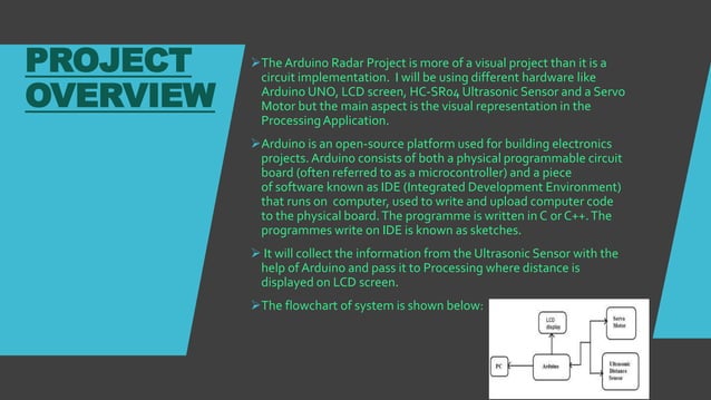 Arduino radar system | PPTX | Physics | Science