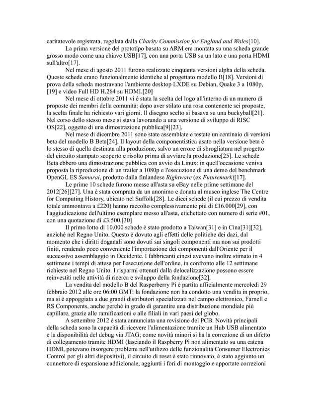 Arduino&raspberry pi - Un connubio vincente | PDF