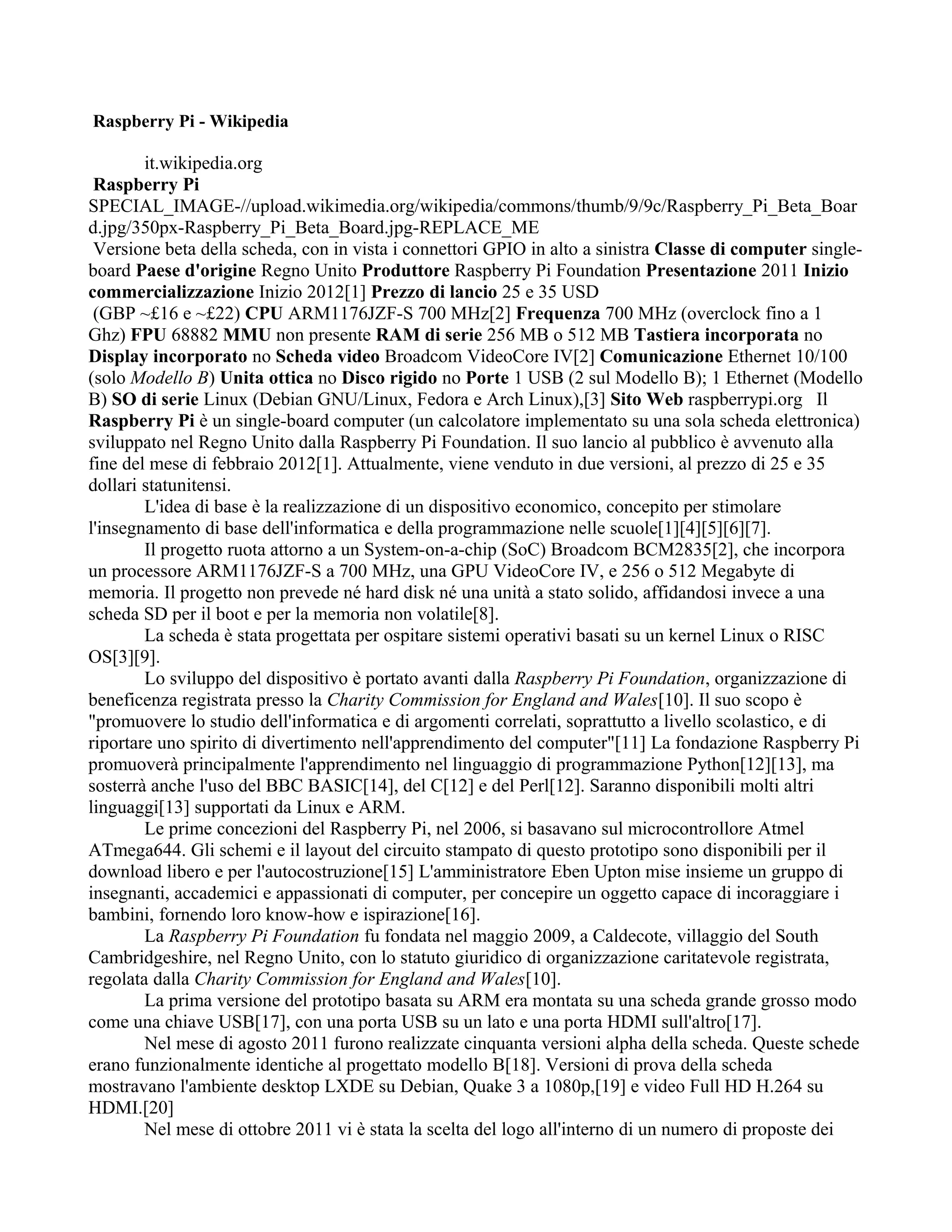 Arduino And Raspberry Pi Un Connubio Stimolante Pdf 