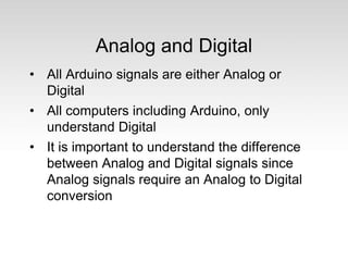 ArduinoSectionI-slides.ppt | Computer Peripherals | Computing