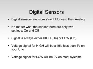 ArduinoSectionI-slides.ppt | Computer Peripherals | Computing