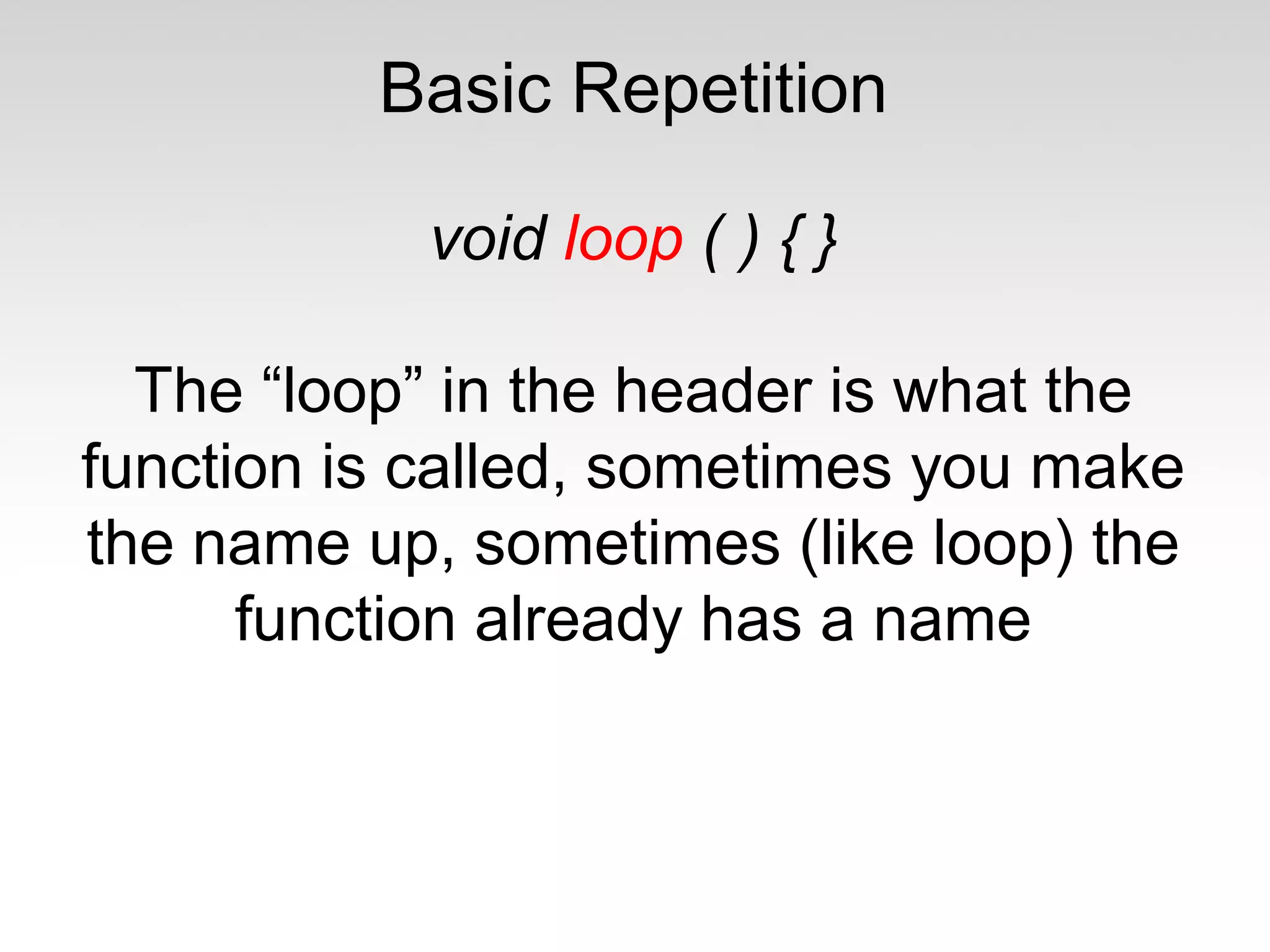 Arduino Section Programming Slides Ppt