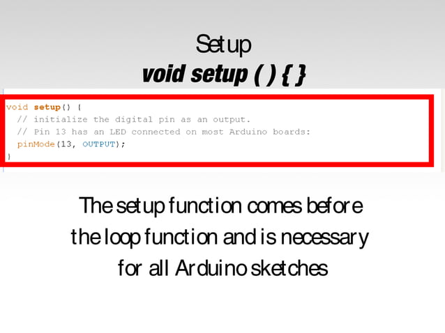 Arduino section programming slides | PPT