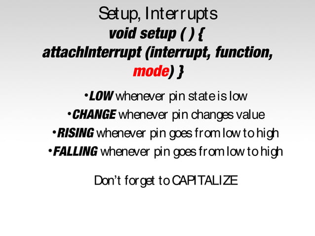 Arduino Section Programming Slides Ppt