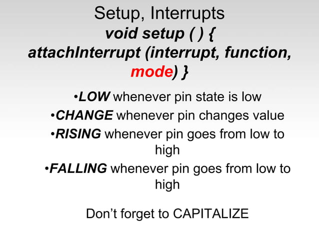 Arduino Section Programming From Sparkfun Ppt 