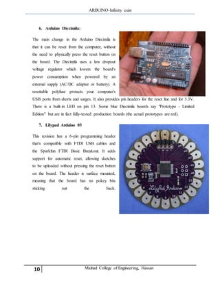 Arduino seminar report | DOCX