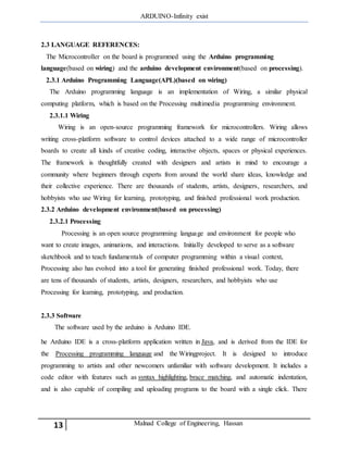 Arduino seminar report | DOCX