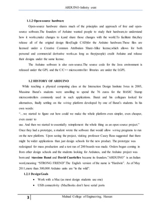 Arduino seminar report | DOCX