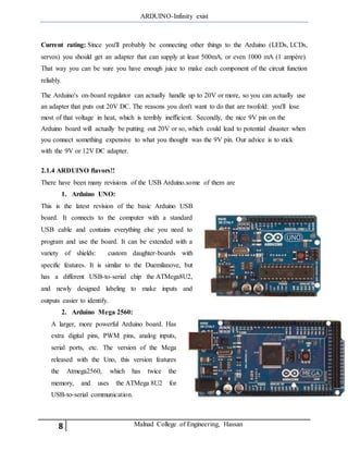 Arduino seminar report | DOCX