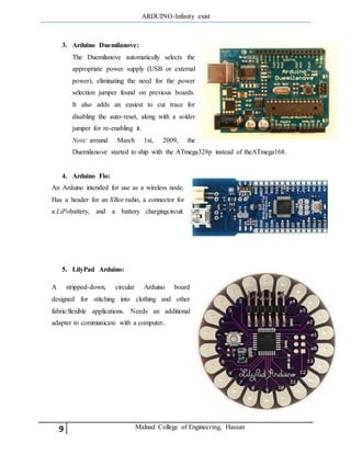 Arduino seminar report | DOCX