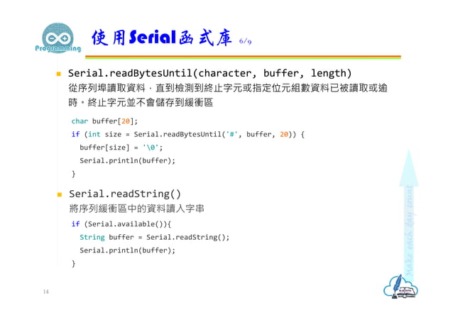 Arduino序列通訊應用 Pdf Computer Networking Computing