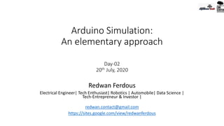 Arduino Simulation_Basic_Day-2 (Proteus) | PPTX