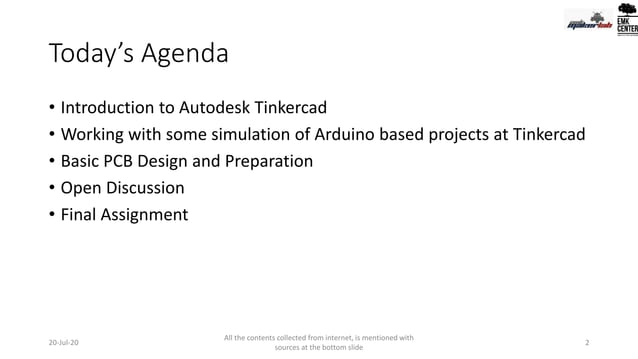 Arduino Simulationbasicday 3 Tinkercadproteus Pcb Pptx Technology And Computing
