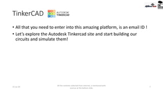 Arduino Simulation_Basic_Day-3 (Tinkercad+Proteus PCB) | PPTX