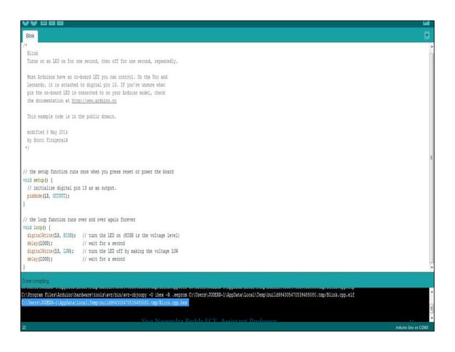 Arduino simulation procedure | PPT