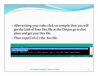 Arduino simulation procedure | PPT