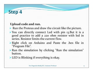 Arduino simulation procedure | PPT