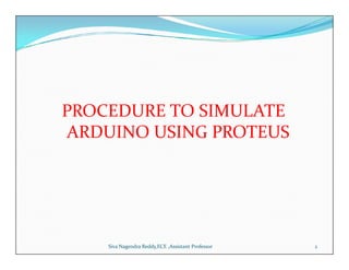 Arduino simulation procedure | PPT