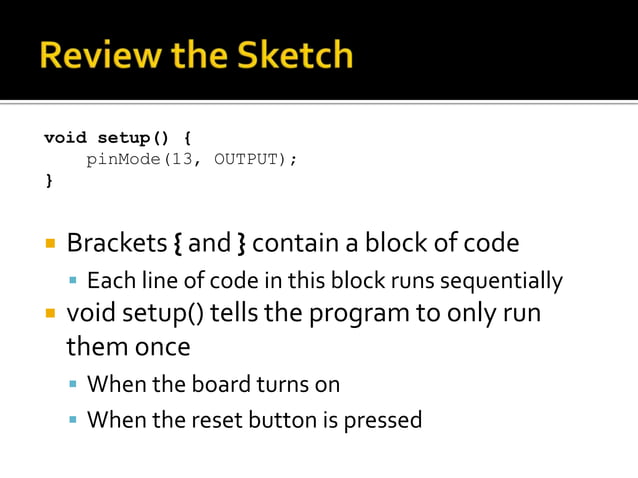Arduino Workshop Slides | PPTX