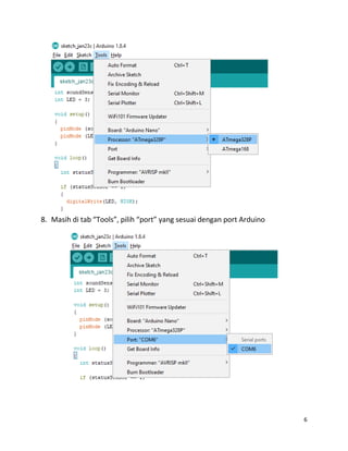 Arduino Sound Detector Alarm | PDF
