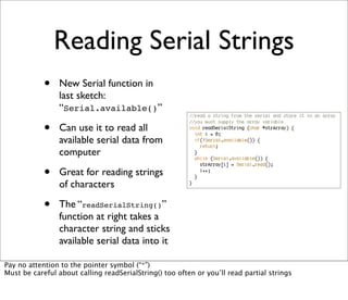 Arduino spooky projects_class3 | PPT