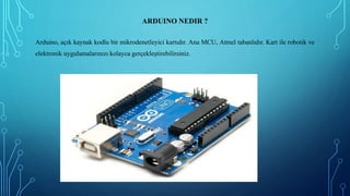 Arduino sunum1 | PPTX