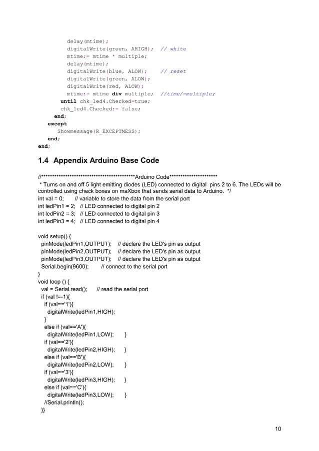 Arduino Teaching Program | PDF