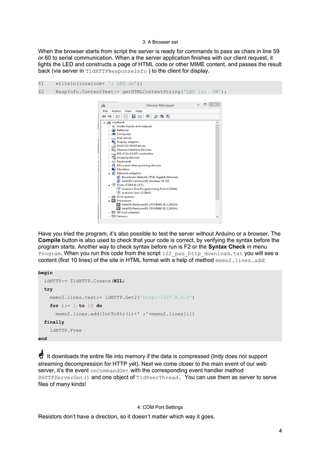 Arduino Teaching Program | PDF
