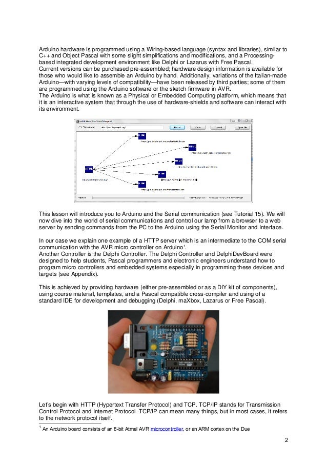 Arduino Delphi Serial Communication Tutorial