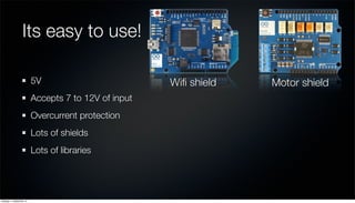 Arduino talk by Toon Nelissen | PDF
