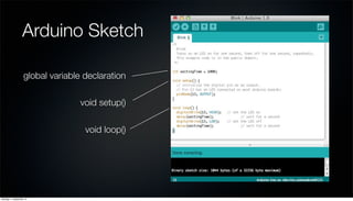Arduino talk by Toon Nelissen | PDF