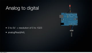 Arduino talk by Toon Nelissen | PDF