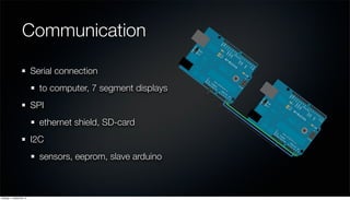 Arduino talk by Toon Nelissen | PDF