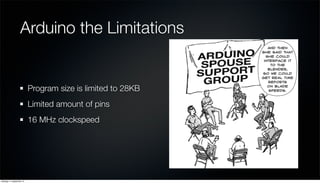 Arduino talk by Toon Nelissen | PDF