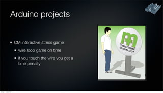 Arduino talk by Toon Nelissen | PDF