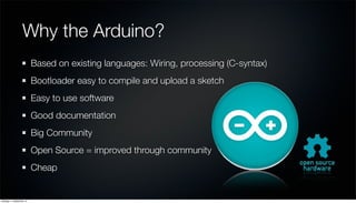 Arduino talk by Toon Nelissen | PDF