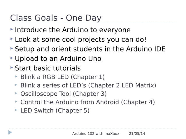 Arduino training program | PDF