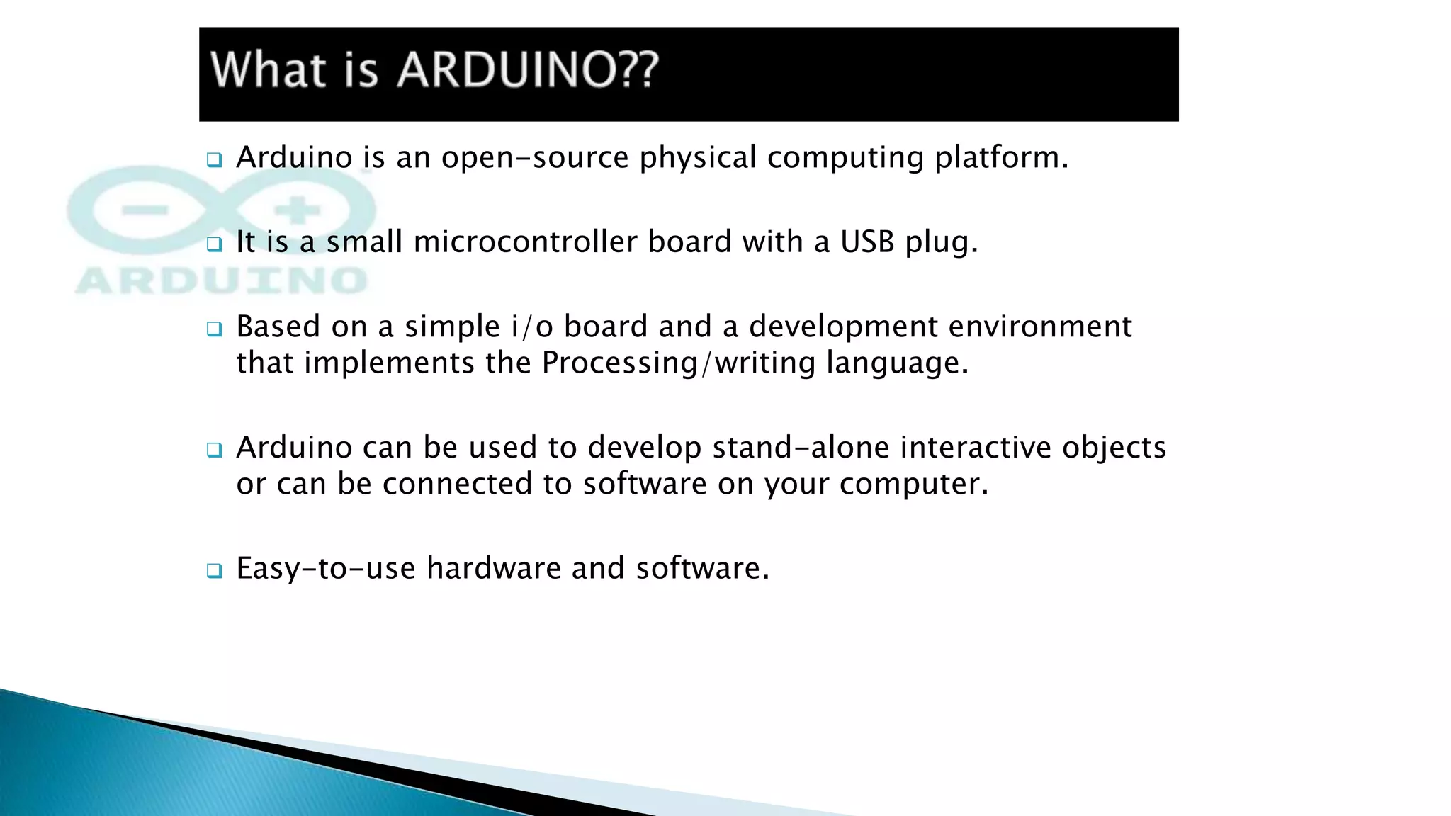 Arduino training day 1 | PPT