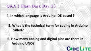 Arduino training day 2 | PPT