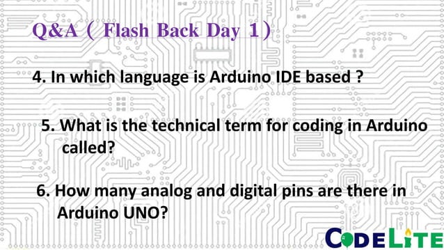 Arduino training day 2 | PPT Arduino training day 2 | PPT