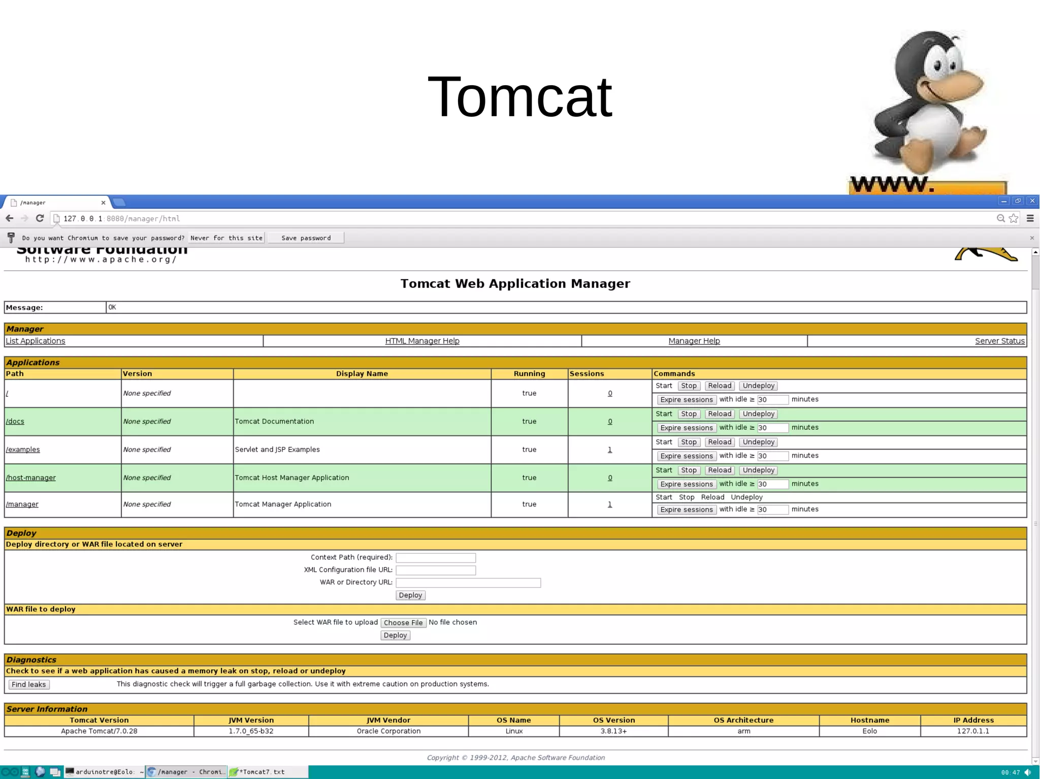 Arduino tre tomcat | PDF
